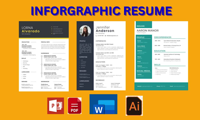 Write stand out with a stunning infographic resume that captivates ...