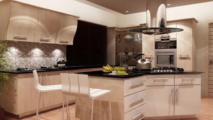 Do kitchen designs and 3d modeling with realistic renders by ...