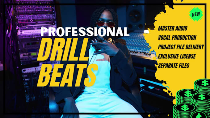 Heavy 808s hard hitting drill beats pro quality by Prodozkanmeydan | Fiverr