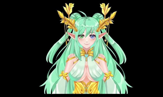 Design 3d vtuber, vtuber character, vtuber rig, anime vtuber, vroid by ...