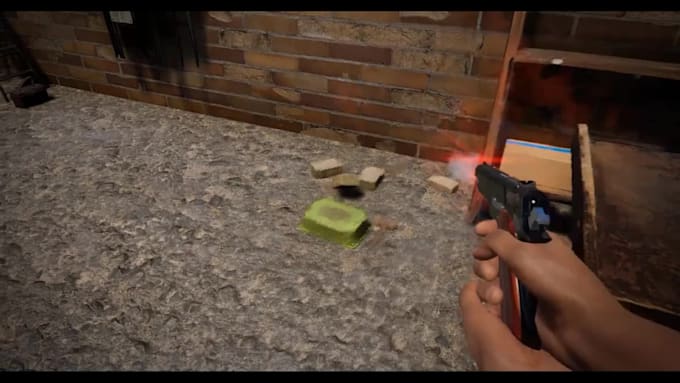 3d fps gun animation 3d fps gun model shooting game animation gun ...