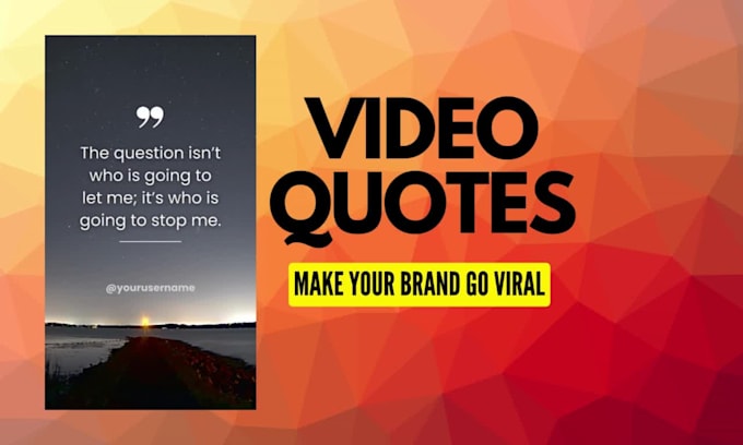 Make 50 video quotes for instagram reels and youtube shorts by Pr ...