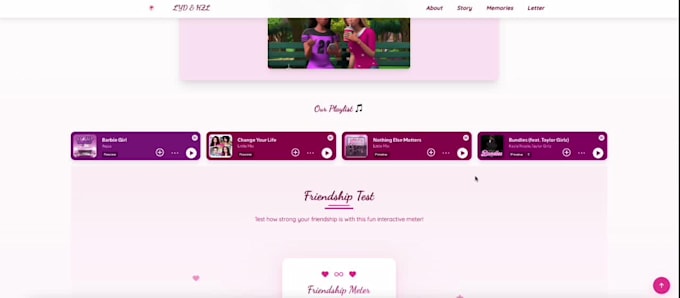 Build friendship website for friends by Laydda | Fiverr