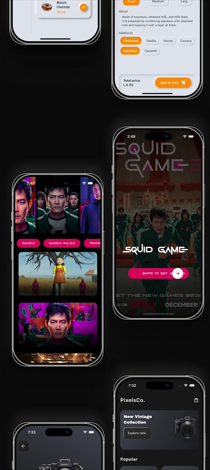 Convert figma to flutter, flutter ui app design by Saiftain | Fiverr