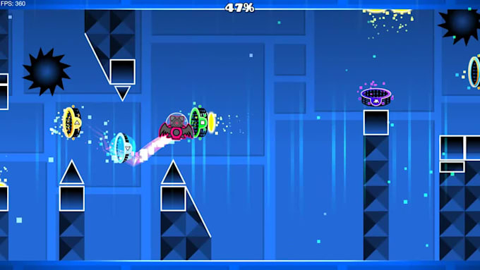 Create a geometry dash layout by Eternalblu3 | Fiverr