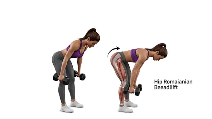 Do 4k quality 3d gym animation, 3d workout video and fitness explainer ...