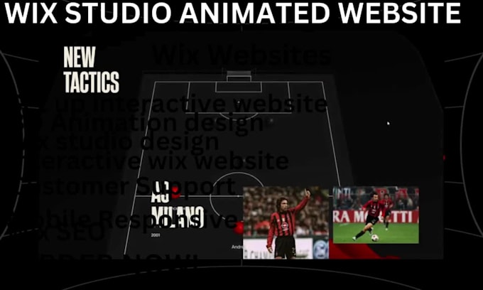 Do 3d animated wix studio website design 3d interactive landing page ...