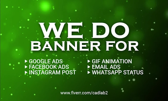 Concevoir une superbe bannière et une publicité gif animées