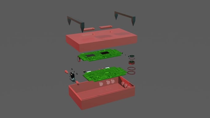 Create realistic 3d exploded view animation for your product by Syedhamza10 | Fiverr