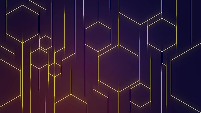 Design a unique hexagon polygon style motion background by Ersorrow ...