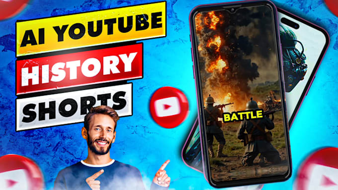 Create ai history shorts ai youtube shorts and ai reels by Mrroshan13 | Fiverr