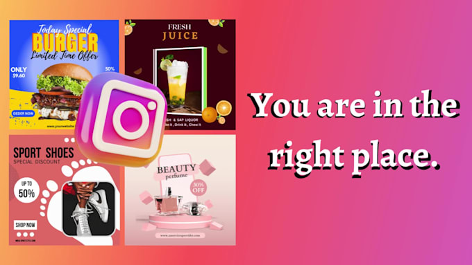 Design amazing and fabulous instagram post by Ayeshaasaleem | Fiverr