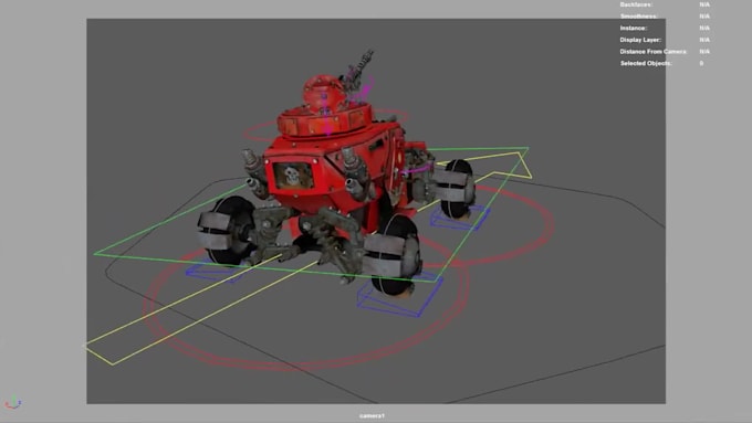 Fast rig your 3d car rig, 3d character, rig3d in 3d max, car, 3d ...