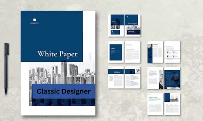 Do white paper, brochure design, nft cryptocurrency white paper, ico ...
