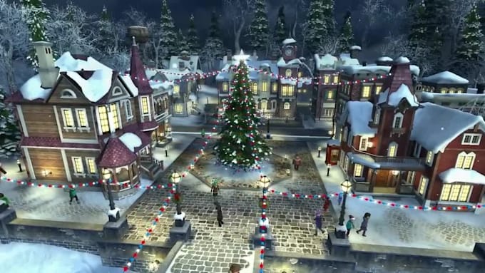 Create 3d christmas animated video, christmas animation by Alemm_studio | Fiverr