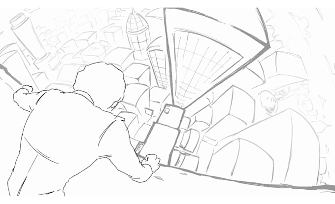 2d line art animation line art pencil sketch fighting animated 2d ...