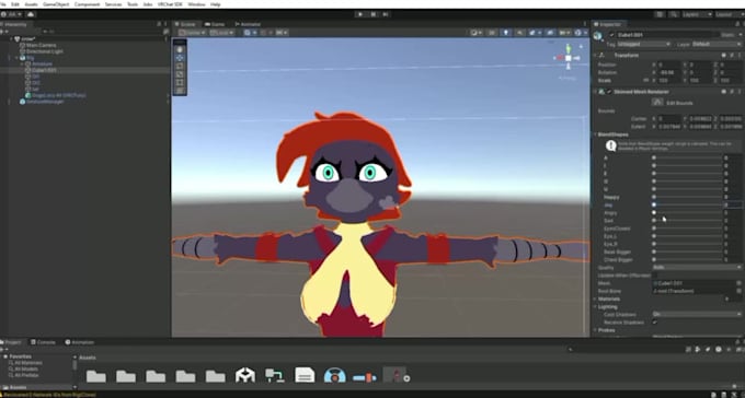 Edit or custom vrchat avatar add nsfw physbones to furry vrc avatar vr character by Akmeenvrc ...