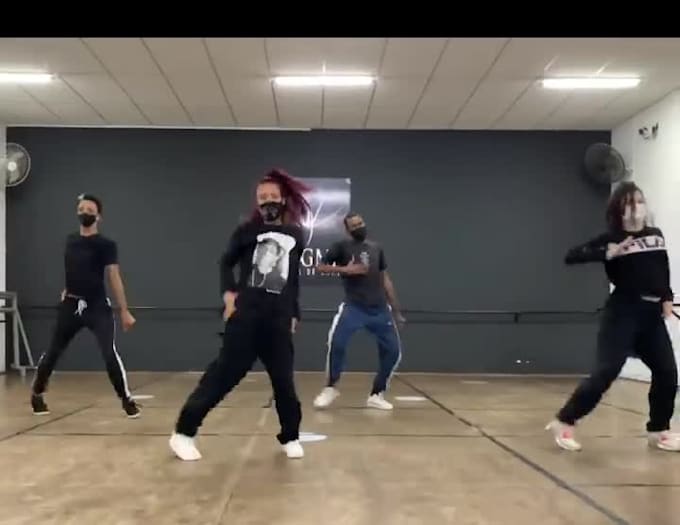 Do a stunning tiktok hip hop group dance with my group of dancers by ...