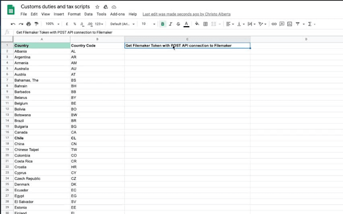 Develop google sheet javascript for your filemaker solution by ...