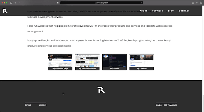 Develop an aesthetic visual portfolio for your skills by Calmest_coder | Fiverr