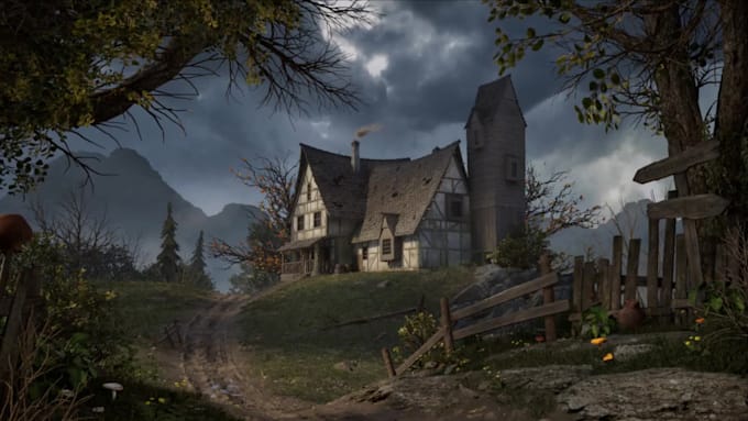 Design 3d game environment and levels in 3d unity blender by ...