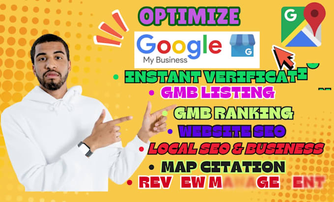Create gmb profile optimize, gmb listing, instant verification for ...
