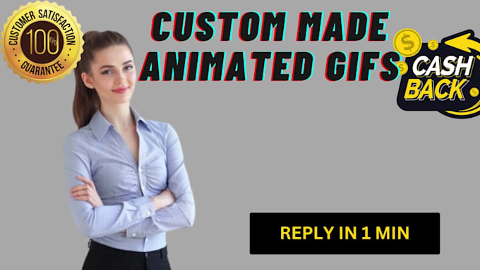 Create a custom made an animated gif by Gbetahubg7 | Fiverr