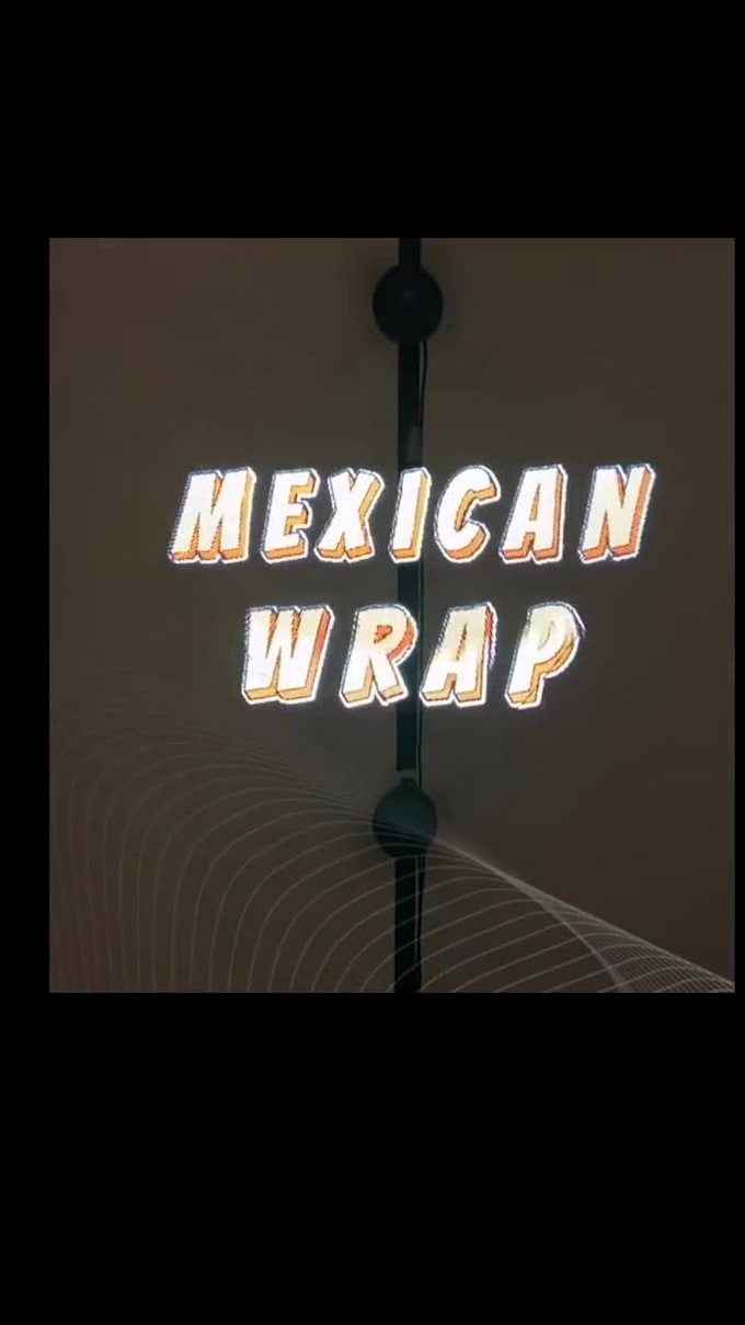 3d hologram animation for restaurants food menu and hologram fan ...