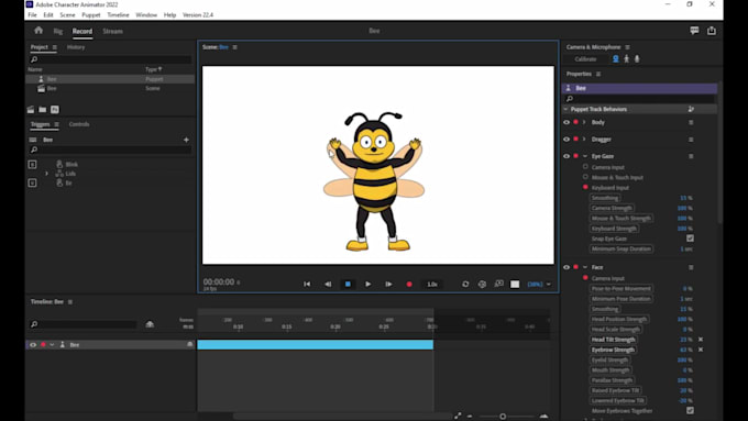 Create animation and rigging in adobe character animator by ...