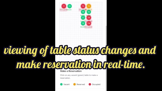 Create restaurant table tracker app including reservations by Mx_chan ...