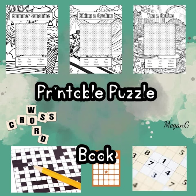 Design fun and engaging word search or puzzle activity books by ...