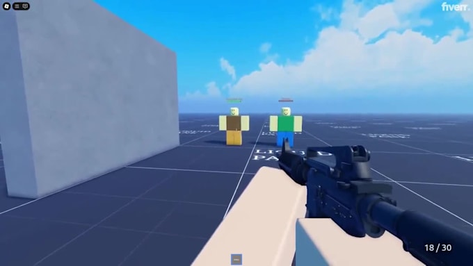 Roblox gun, gui system, combat system, roblox builder, roblox scripter by Emmaolmicheal | Fiverr