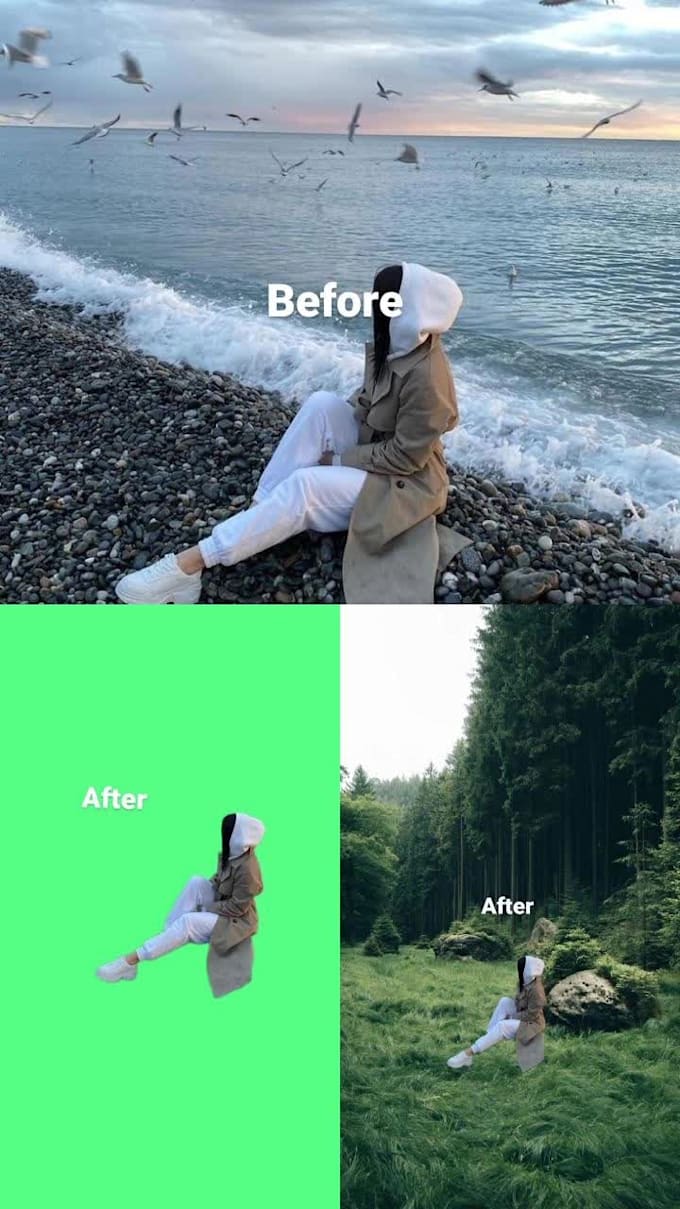 Remove background from any photo by Rawaneeline | Fiverr