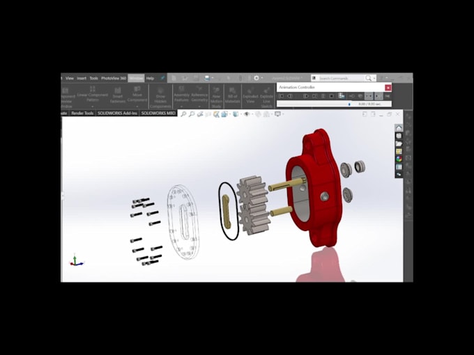 Design highperformance gear pumps using solidworks by Thisarunadishan ...