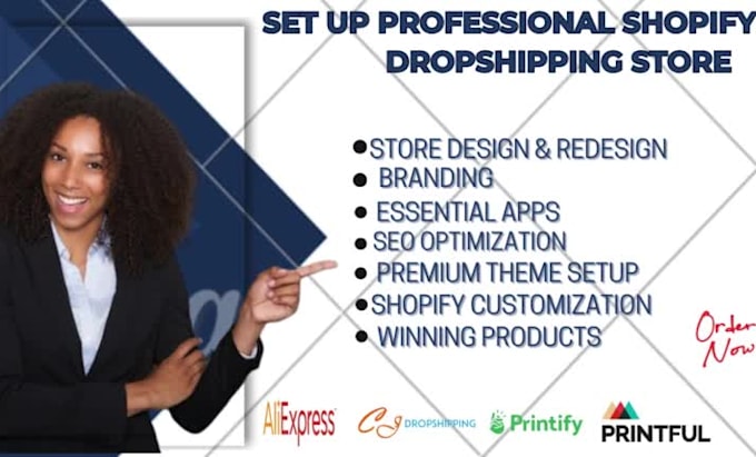 Setup a profitable shopify dropshipping store shopify website store design by Matthew_wext | Fiverr