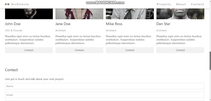 Be your front end web developer using html css and bootstrap by Rahe ...