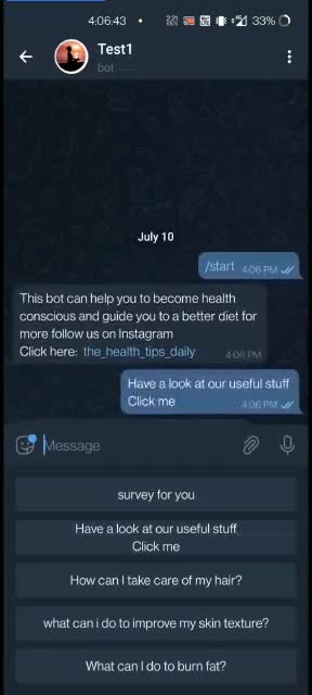 Make custom telegram bot which can response commands 12hrs by ...