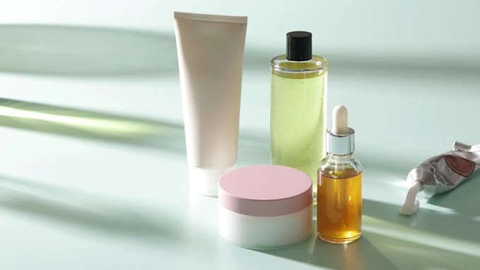 Do 3d perfume animation 3d cosmetics animation 3d bottle jar animation ...