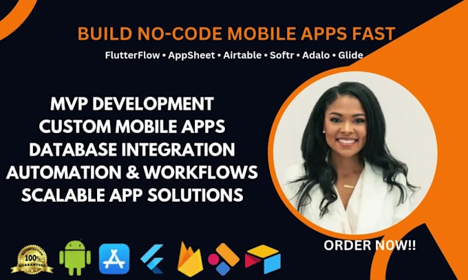 Develop Mobile Apps Using Flutterflow Appsheet Airtable Softr Adalo 8016