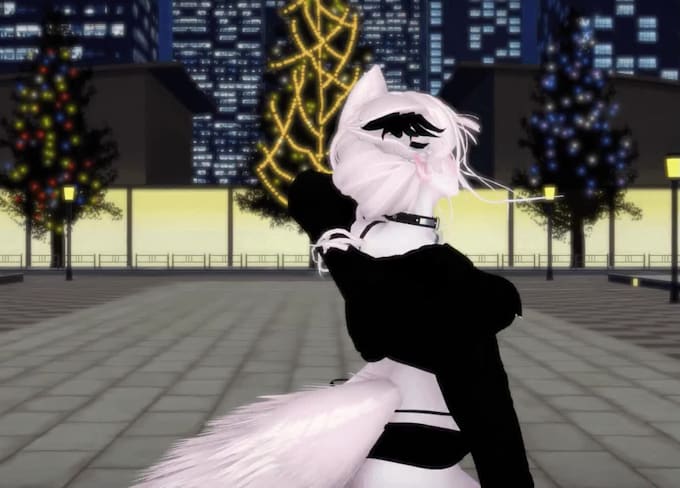 Crear avatar para vrchat, avatar furry de cuerpo completo, hoja de ...
