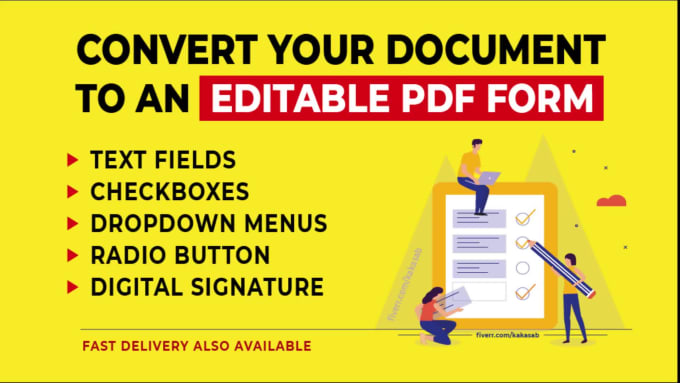 Convert your document to pdf fillable form by Kakasab | Fiverr Convert your document to pdf fillable form by Kakasab | Fiverr