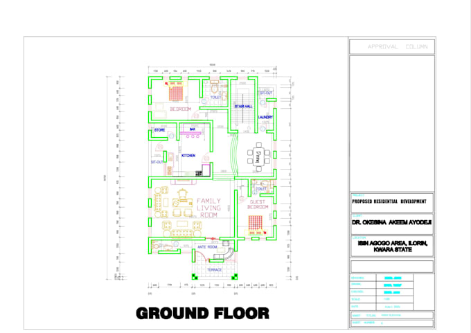 Draw 2d architectural floorplan, cad drafting 24hrs delivery