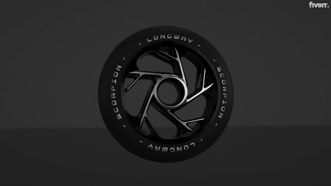 Do wheel animation, 4k render, wheel intro video in hd, rim design, cad ...