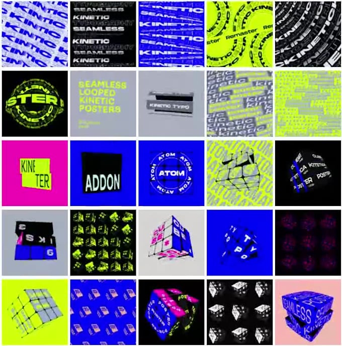 Create a kinetic poster by Giacomotura | Fiverr