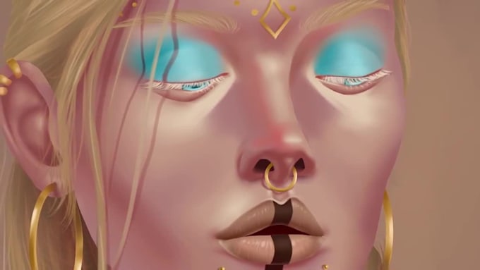 Paint a fantasy styled character portrait by Iamniquey | Fiverr