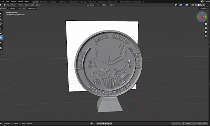 Convert 2d to 3d, coin, logo, cnc, model, bas reliefs, stl file for ...