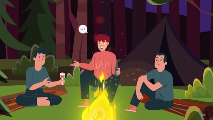 Design animation scenes and move characters by Nonofe | Fiverr