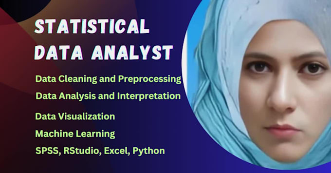 Be statistical data analysis and data analytics expert by Mehwish_stat | Fiverr