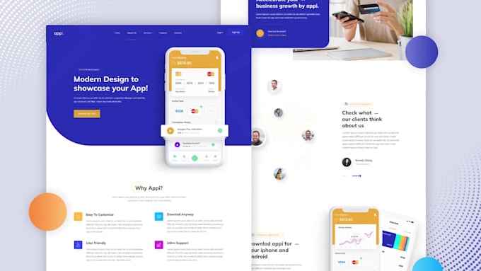 Do figma website design, website ui ux, figma landing page by Web ...