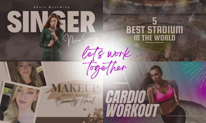 Create youtube thumbnails and cover photos for your social media by Brittanyzae | Fiverr